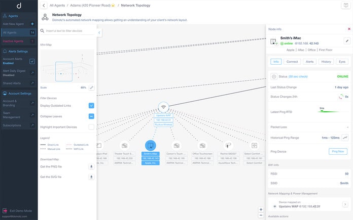 Remote Network Device Monitoring & Management System | Domotz
