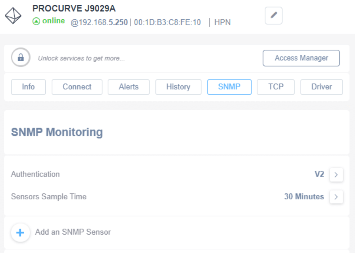SNMP Monitoring | Domotz