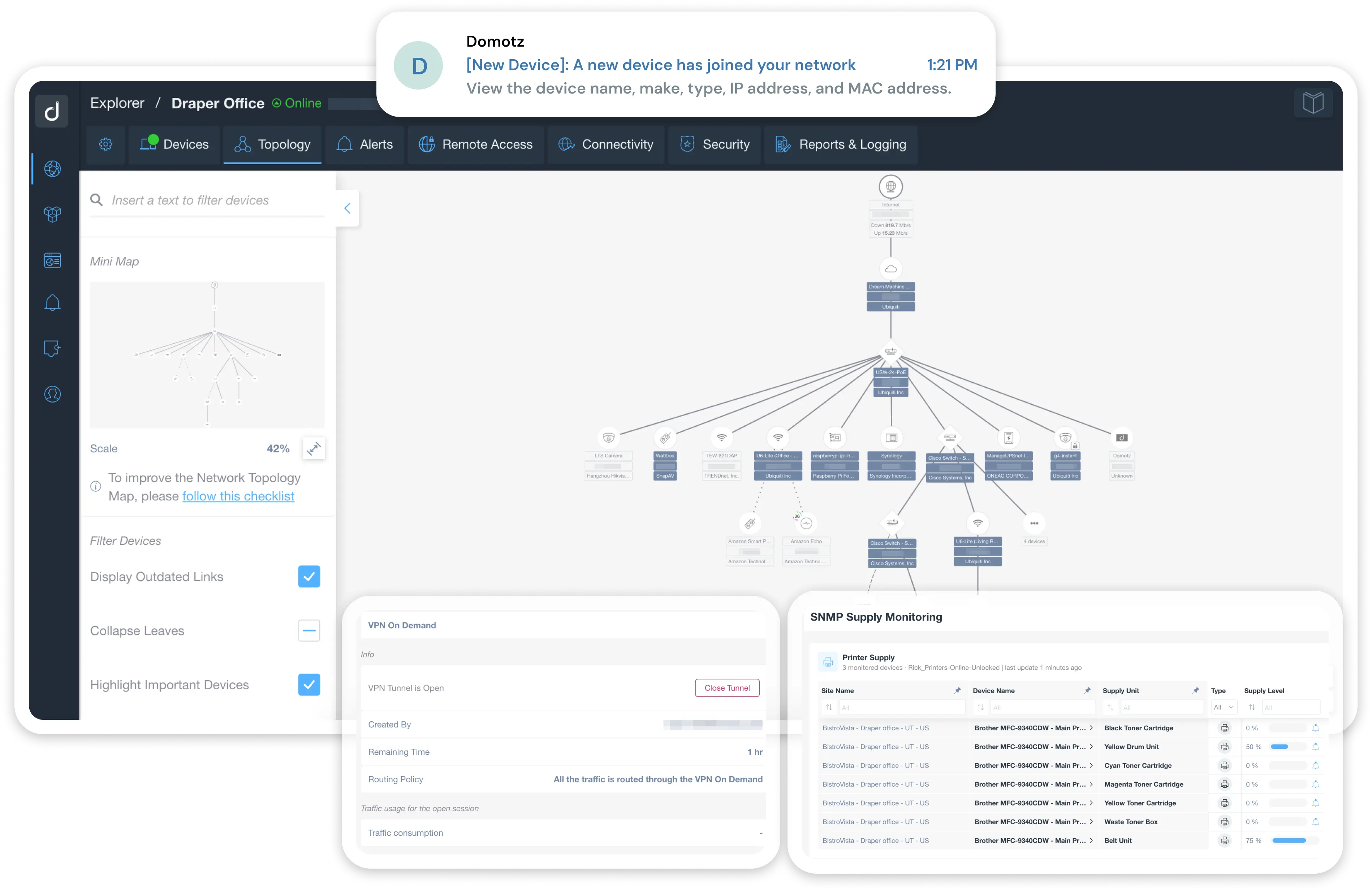 Domotz | Network and IT infrastructure Monitoring software